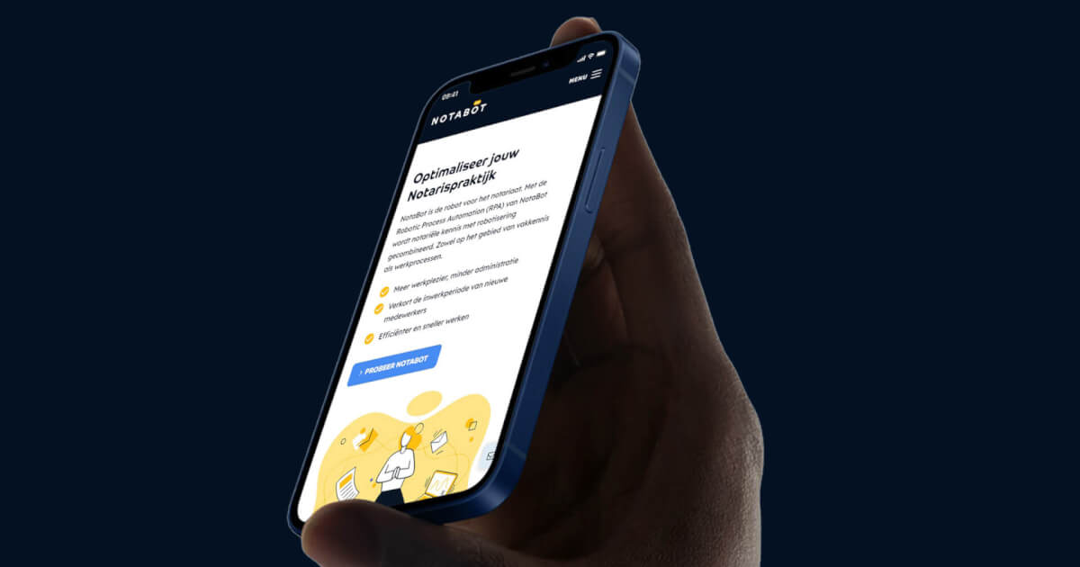 Notabot huisstijl en website